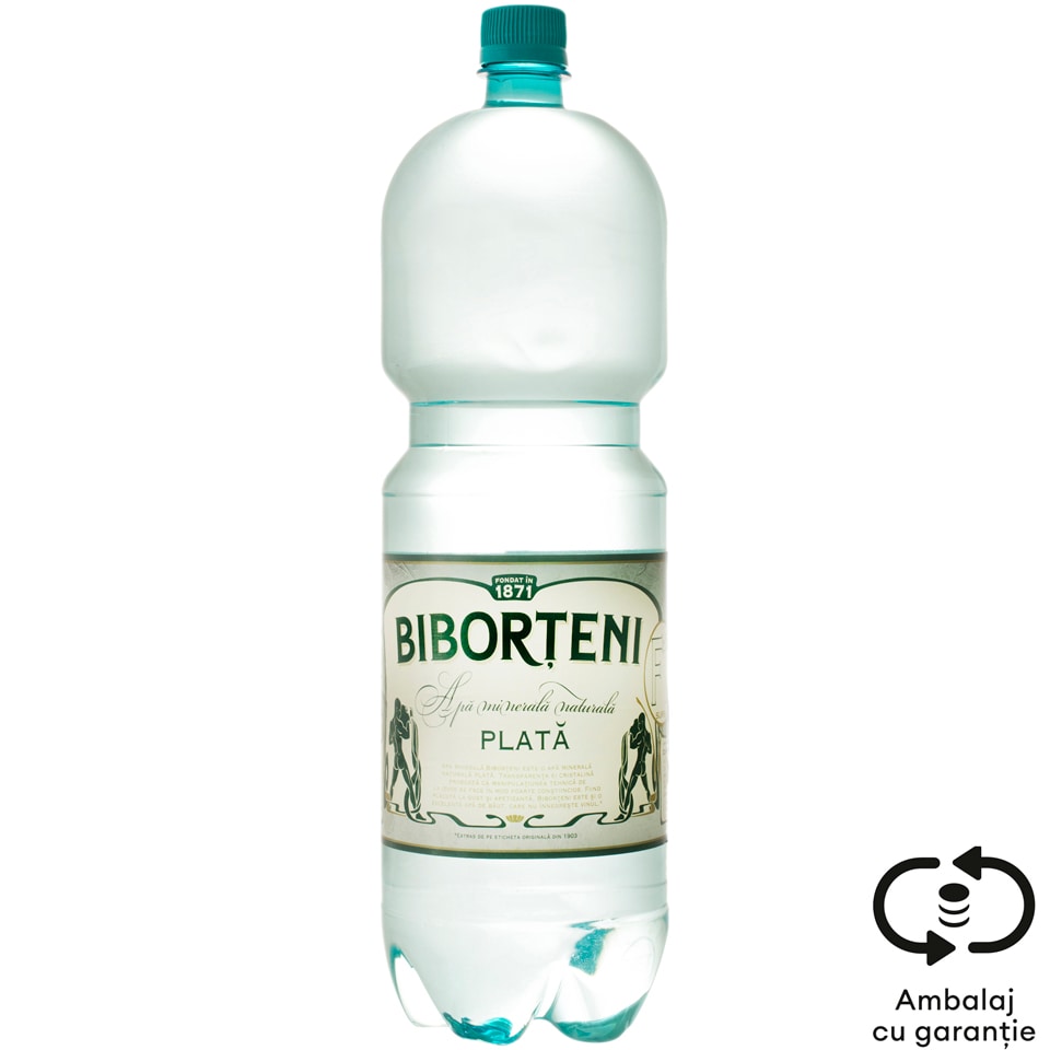 Biborteni | Apa minerala naturala plata 2L | Mega-image