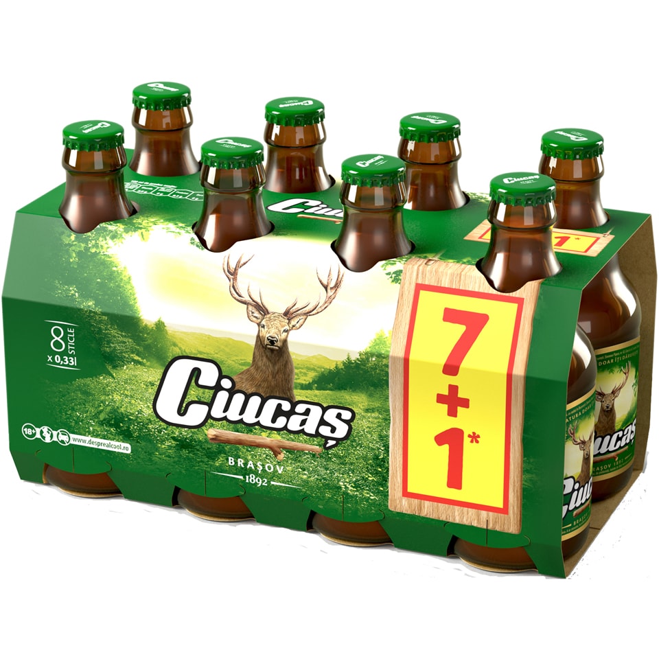 Ciucas | Bere blonda 7+1x0.33L | Mega-image