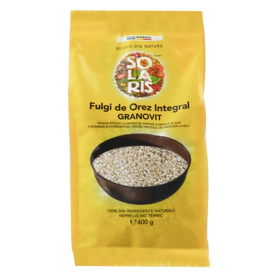 Solaris | Fulgi de orez integral Granovit 400g | Mega-image