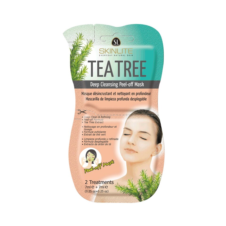 Skinlite | Masca de fata peel-off cu arbore de ceai 14ml | Mega-image