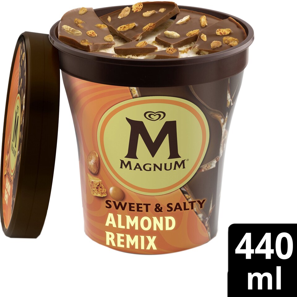 Magnum | Pints | Inghetata Almond Remix Sweet & Salty 313g | Mega-image