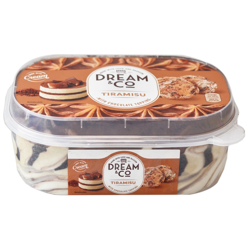 Dream&Co | Inghetata tiramisu 900ml | Mega-image