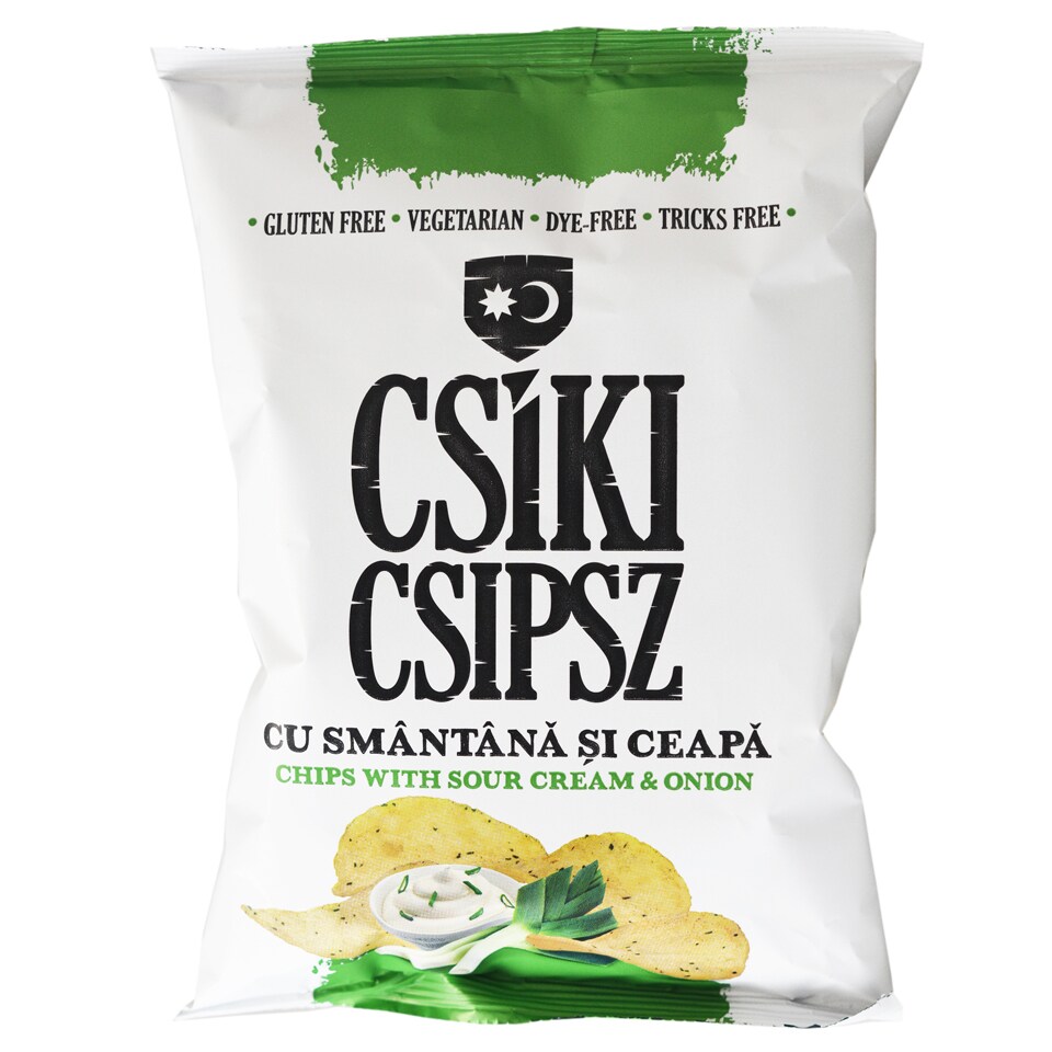 Csiki Csipz | Chipsuri din cartofi cu smantana si ceapa 60g | Mega-image