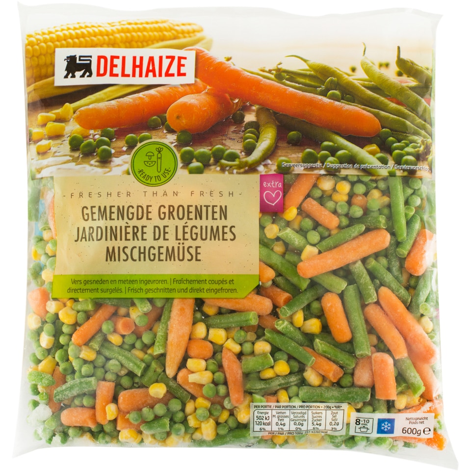 Delhaize | Amestec legume de gradina 600g | Mega-image