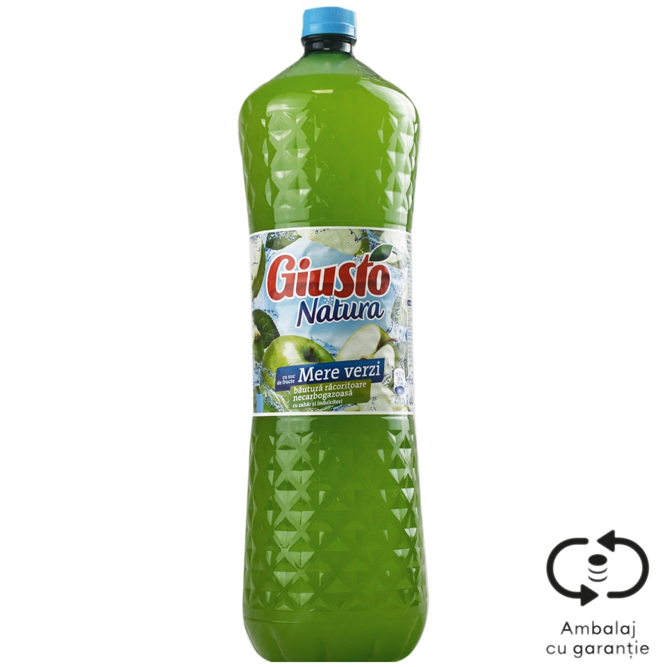 Giusto | Natura | Bautura racoritoare necarbogazoasa cu suc de mere ...