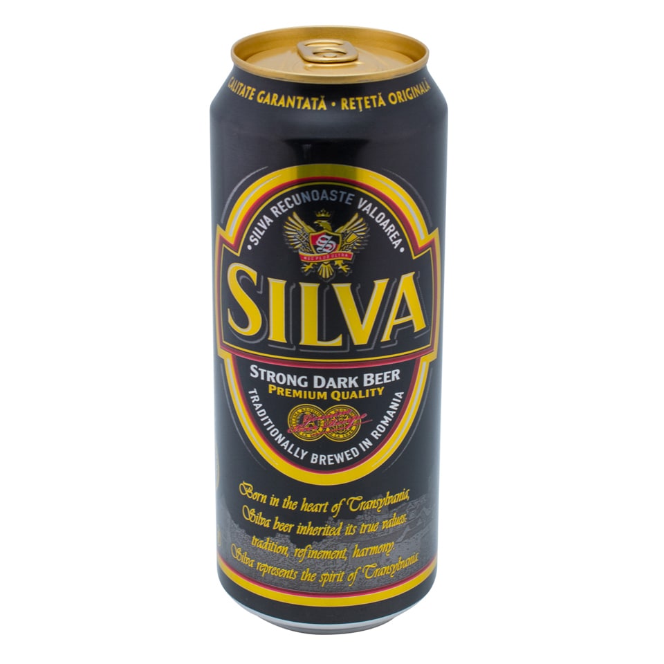 Silva | Strong Dark | Bere neagra 0.5l | Mega-image