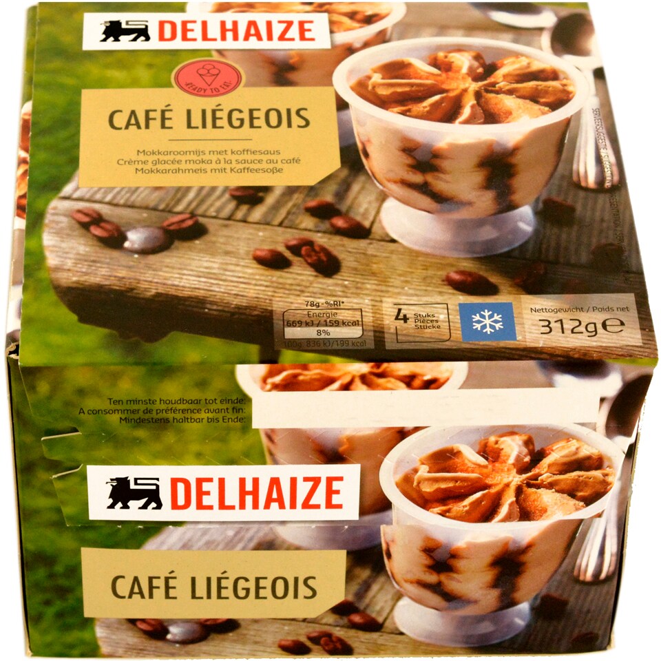 Delhaize | Inghetata cu cafea Liegeois 4x135ml | Mega-image