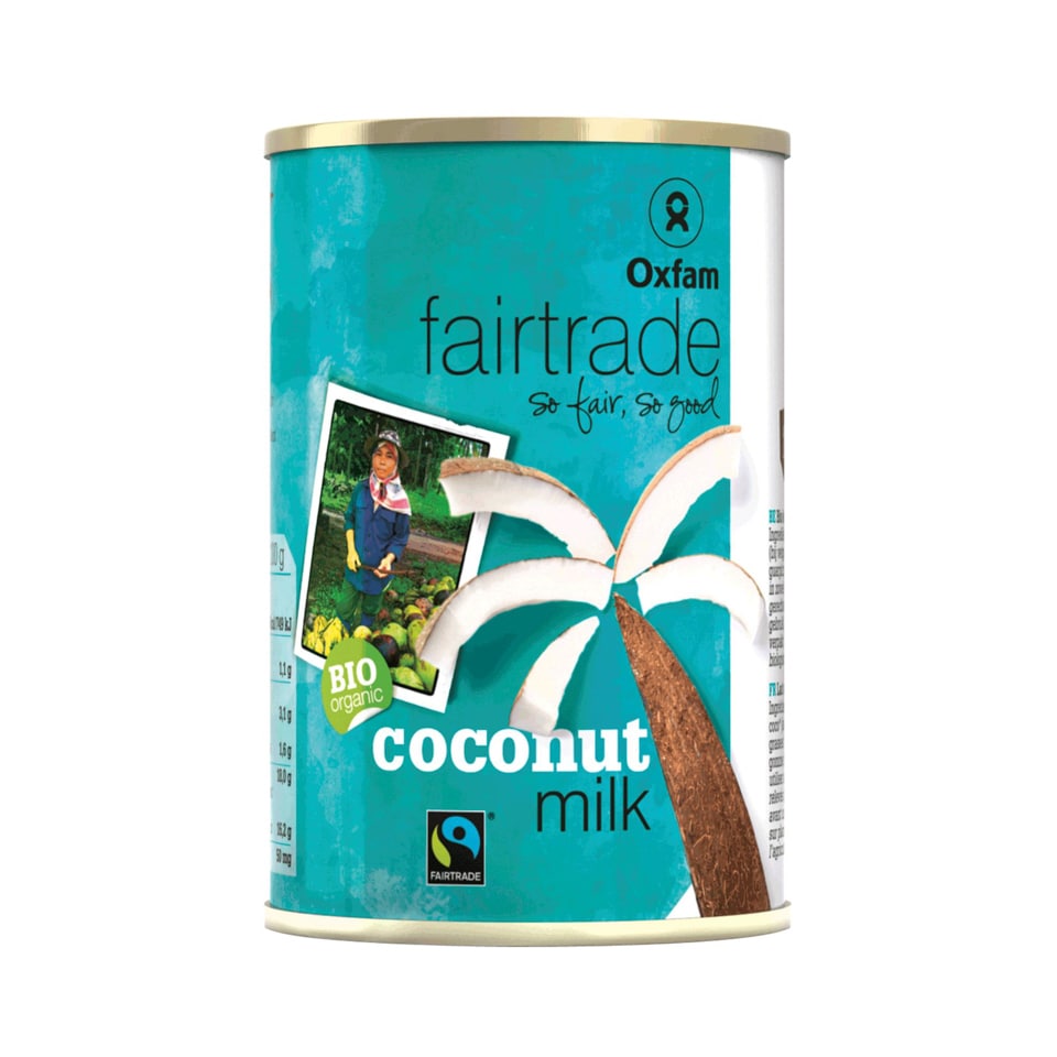 Oxfam | Lapte de cocos bio 400ml | Mega-image