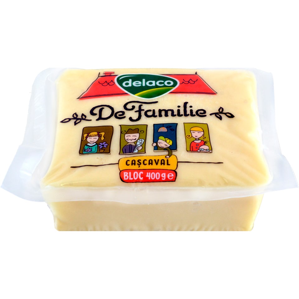 Delaco | Cascaval de familie 400g | Mega-image