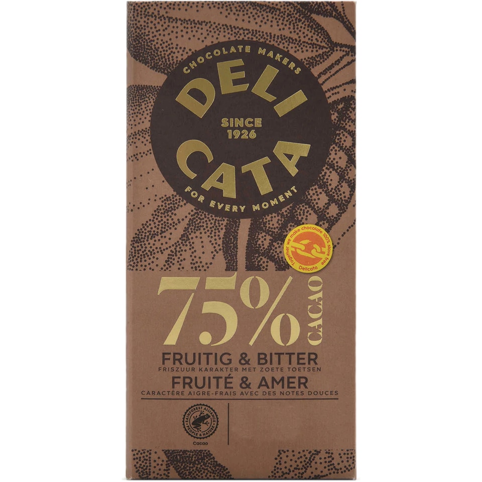 Delicata | Ciocolata neagra 75% 100g | Mega-image