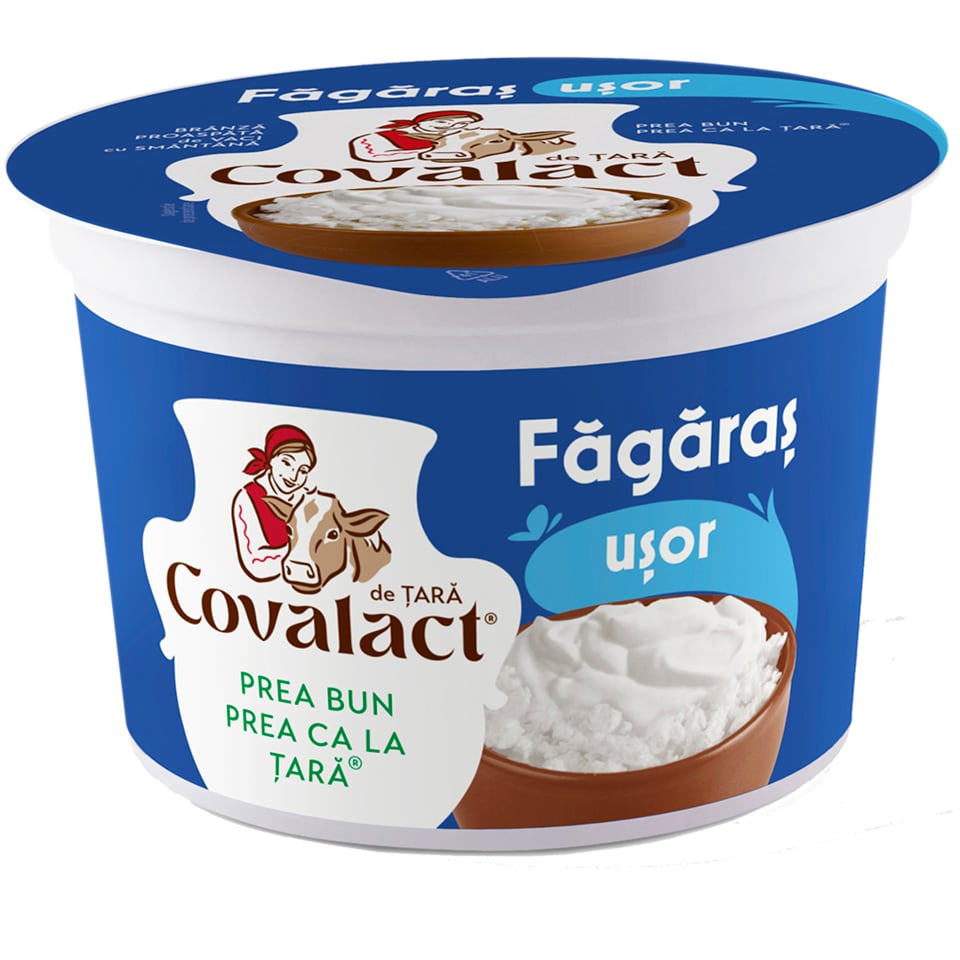 Covalact de Tara | Branza Fagaras usor 3% grasime 185g | Mega-image
