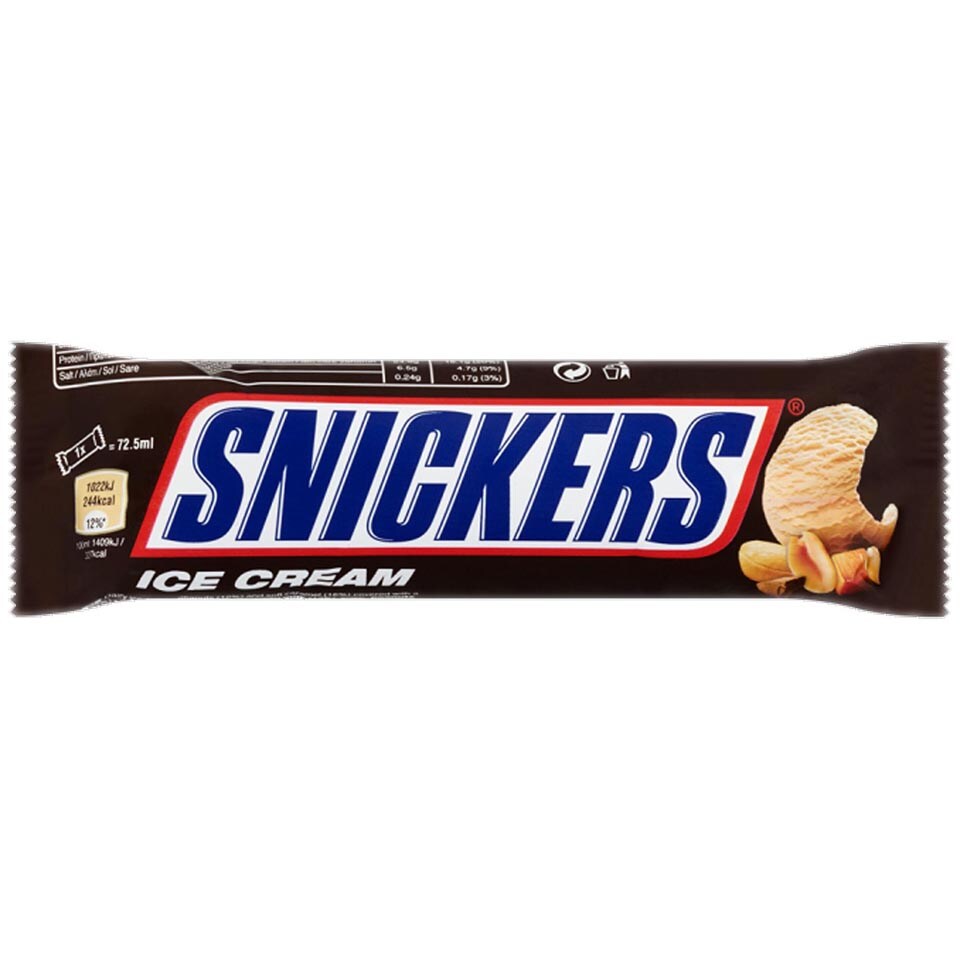 Snickers | Inghetata cu arahide si caramel 66g | Mega-image