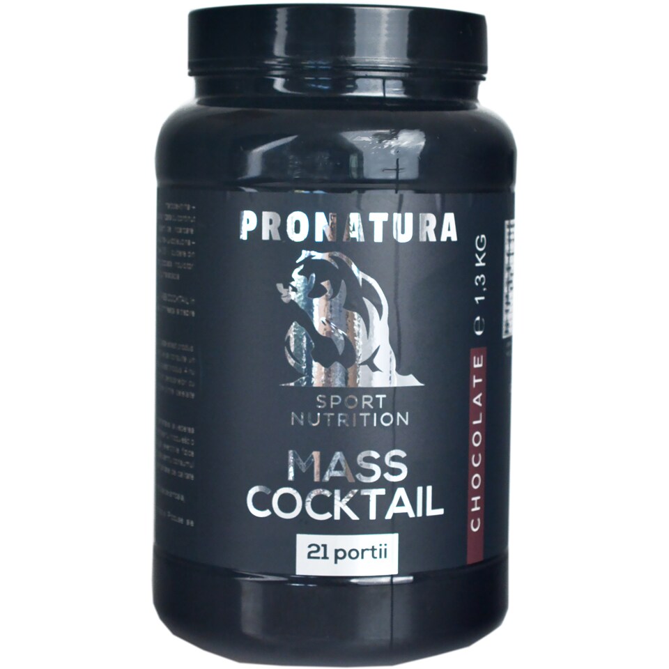 Pro Natura | Suplimente alimentare Mass Cocktail, cu ciocolata 1.3kg ...