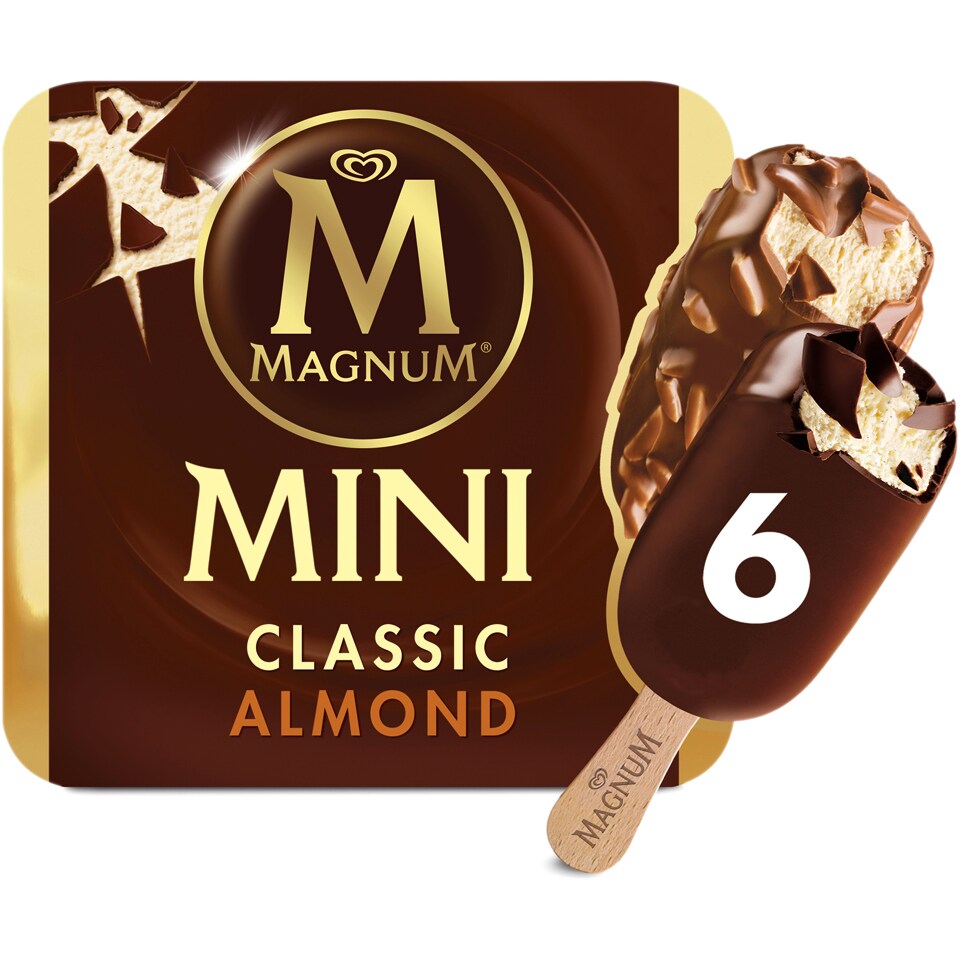 Magnum | Inghetata Classic Almond 6x55ml | Mega-image