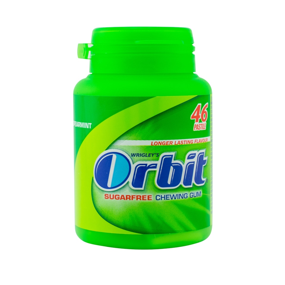 Orbit | Guma de mestecat Spearmint 46 drajeuri 64g | Mega-image
