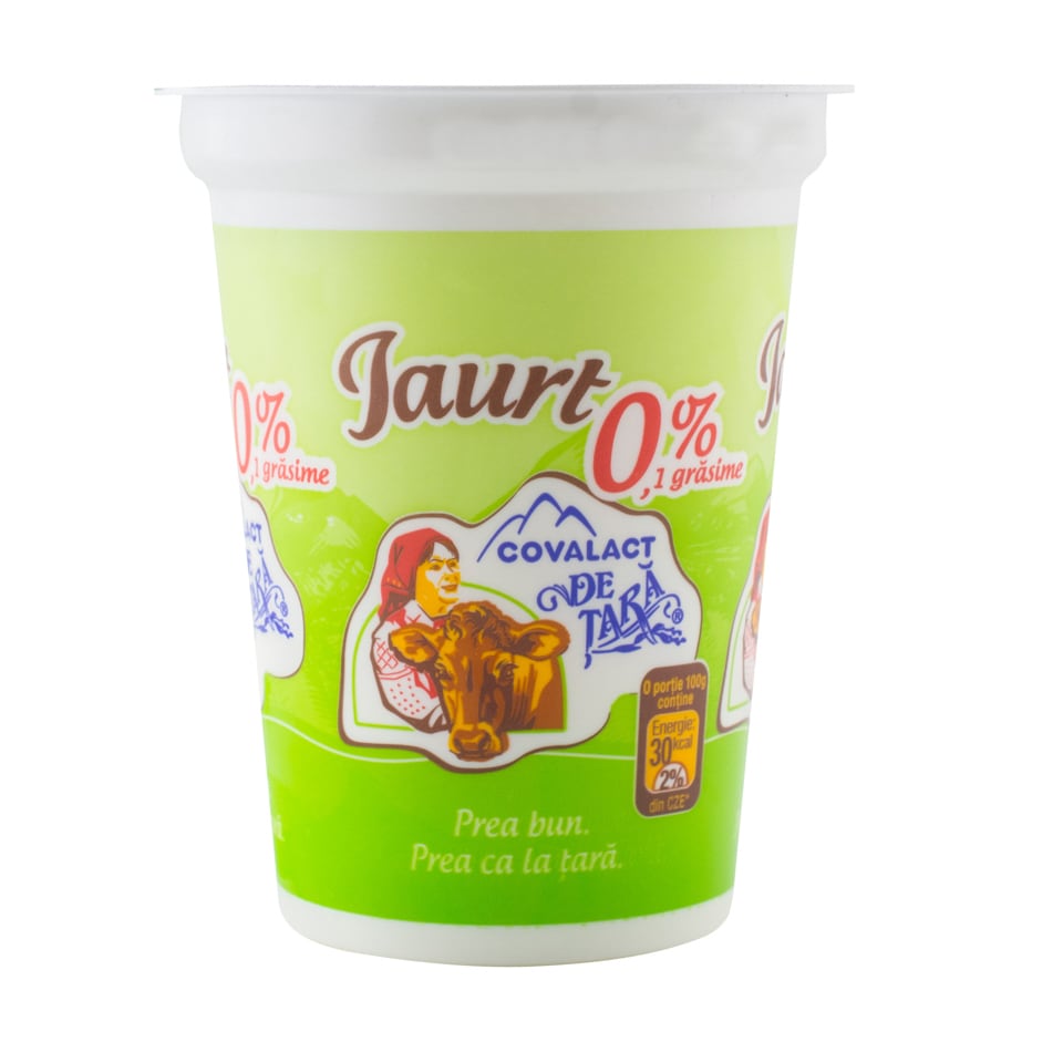Covalact de Tara | Iaurt dietetic 0.1% grasime 375g | Mega-image