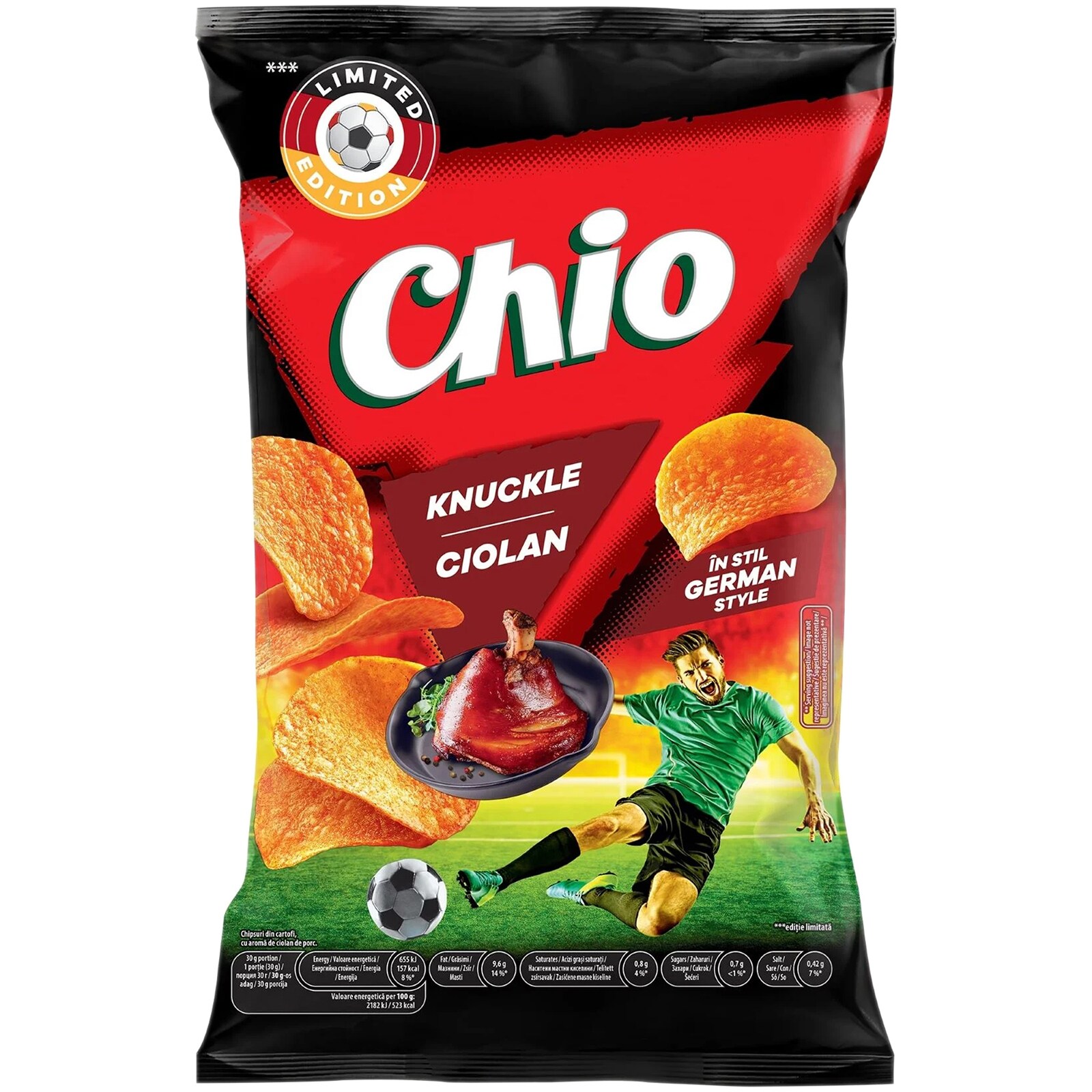 Chio | Chipsuri cu aroma de ciolan de porc 125g | Mega-image