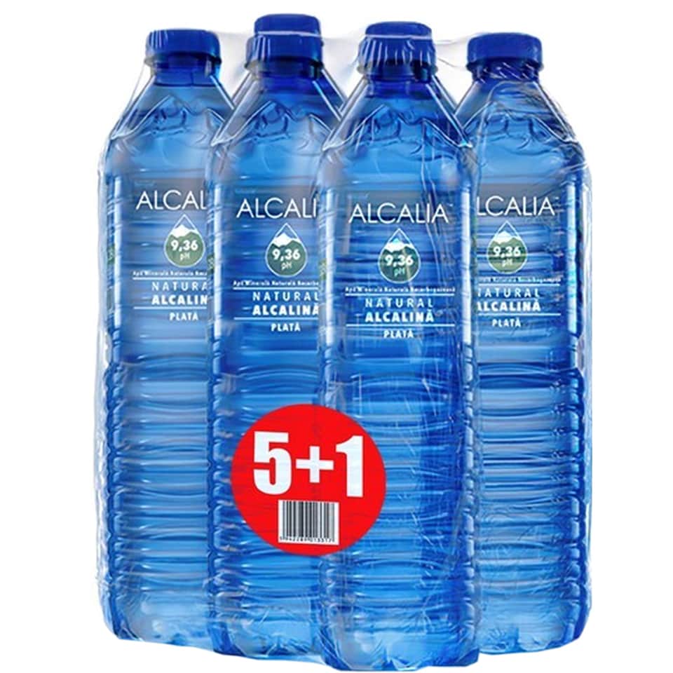 Alcalia | Apa minerala plata natural alcalina 5+1x1.5L | Mega-image