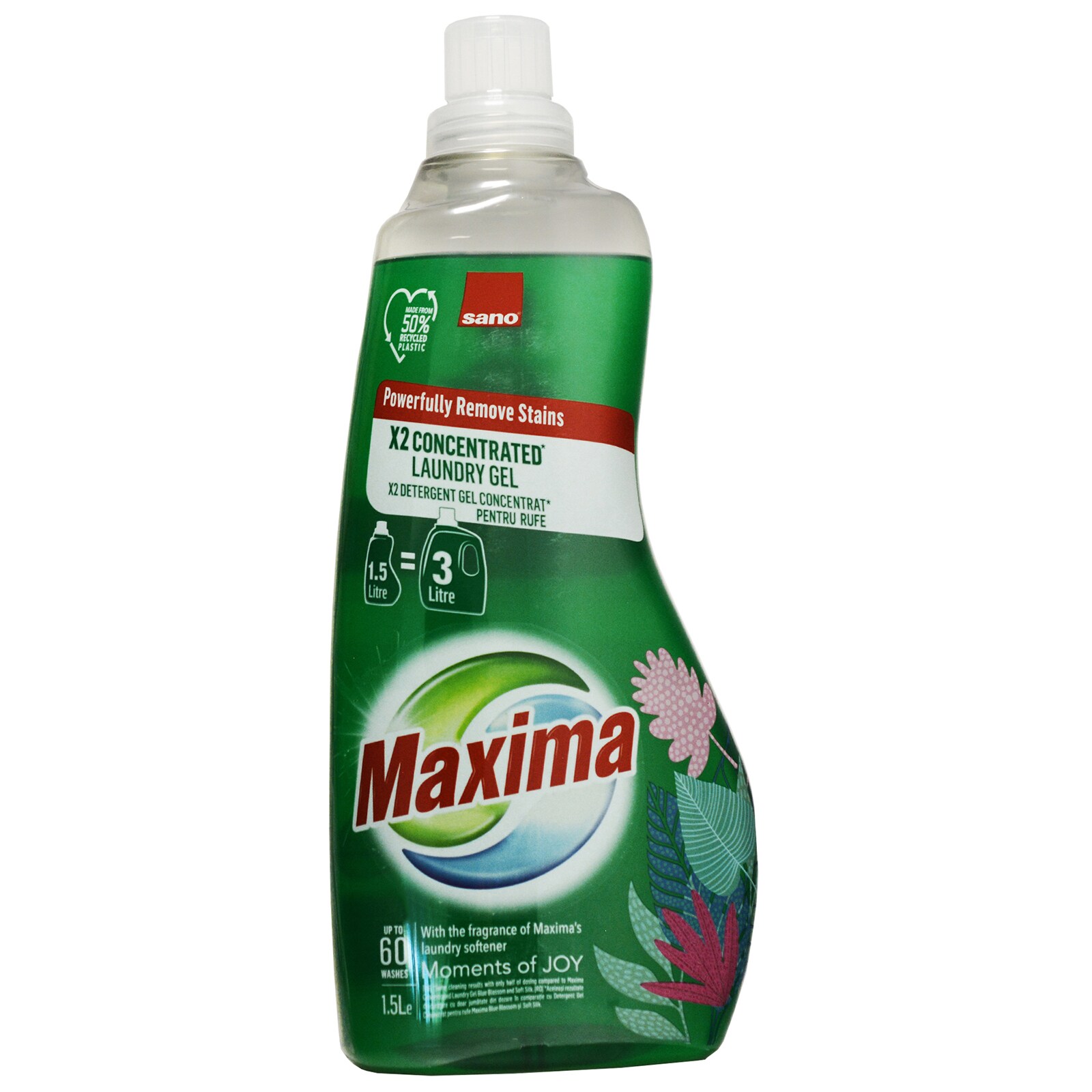 Sano | Detergent gel Moments of Joy, 60 spalari, 1.5L | Mega-image