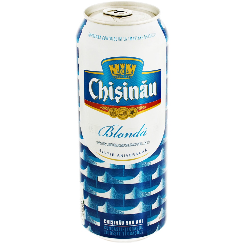 Chisinau | Bere blonda doza 0.5l | Mega-image