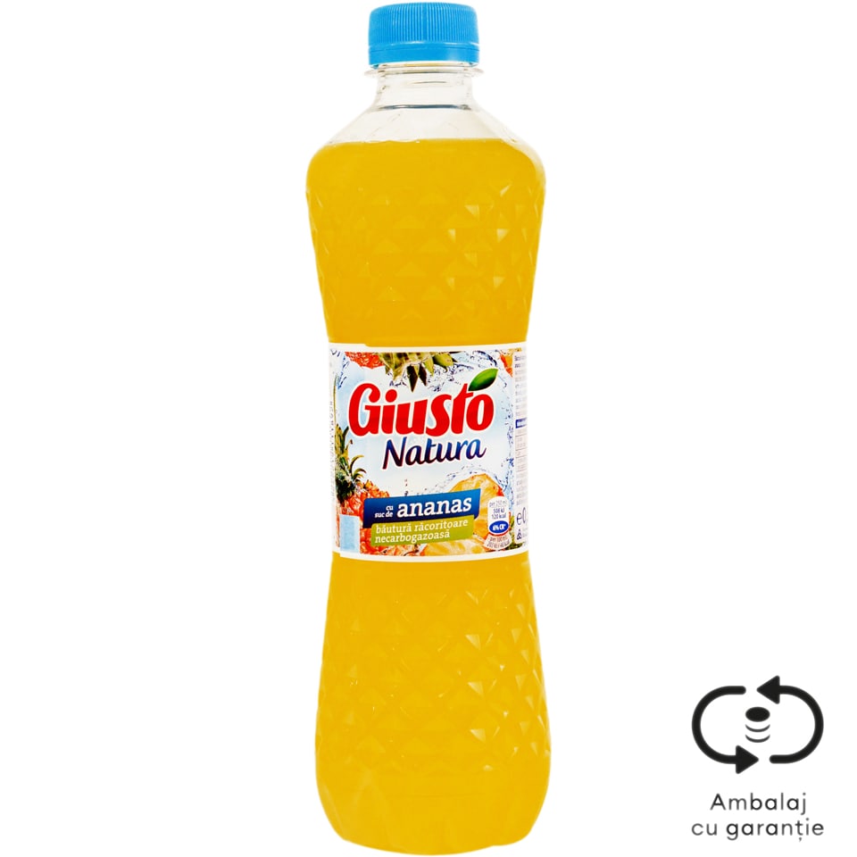 Giusto | Natura | Bautura necarbogazoasa cu suc de ananas 2L | Mega-image