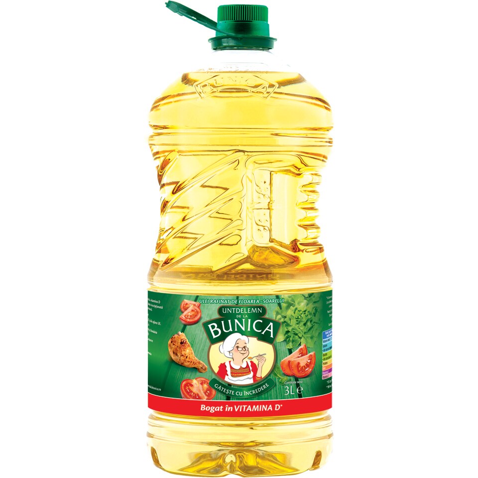 Untdelemn de la Bunica | Ulei de floarea-soarelui 3L | Mega-image