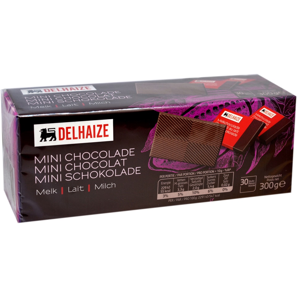 Delhaize | Mini tablete de ciocolata 300g | Mega-image