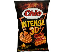 Chio | Intense | Chipsuri 3D cu gust de chilli 90g | Mega-image
