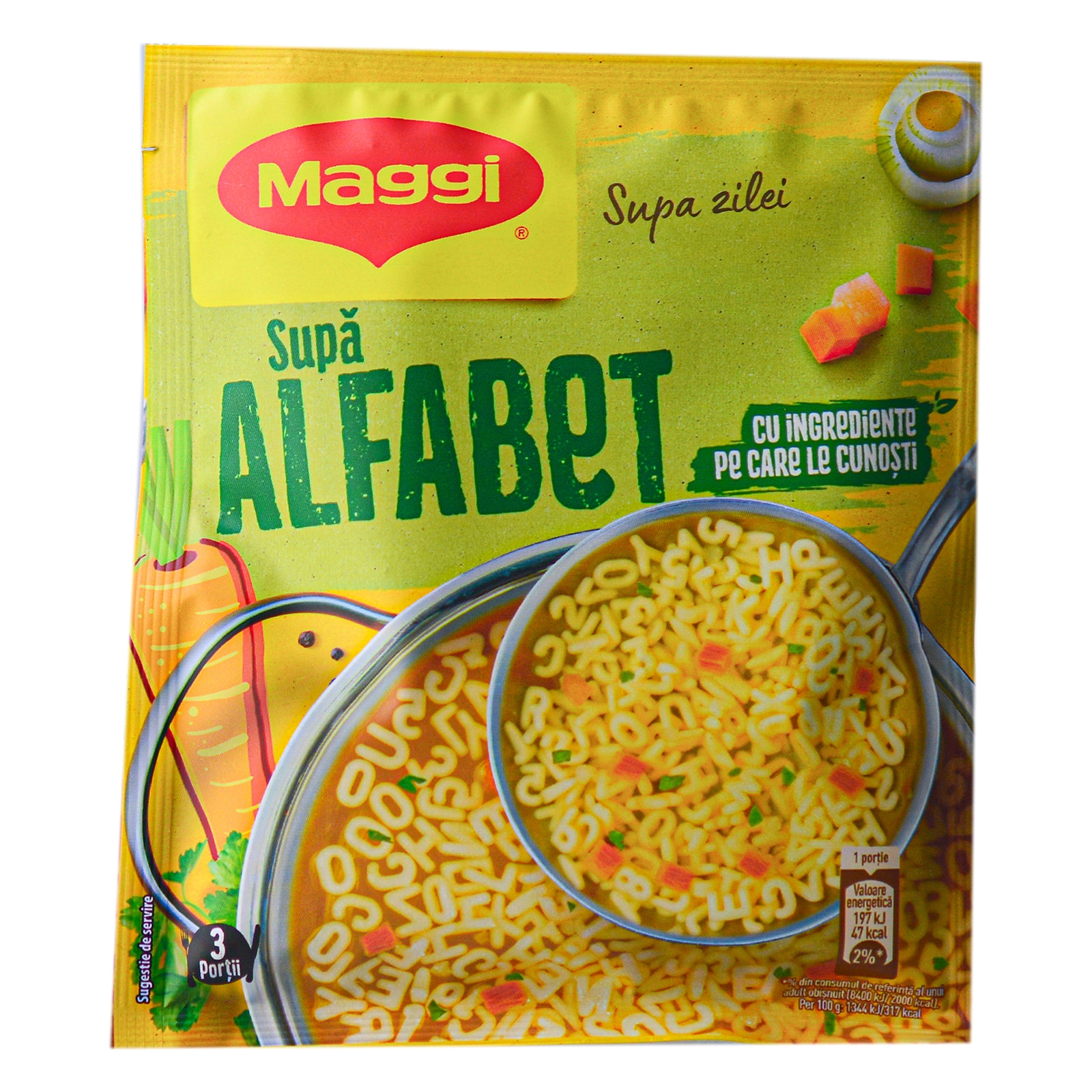 Maggi | Supa instant Alfabet 44g | Mega-image