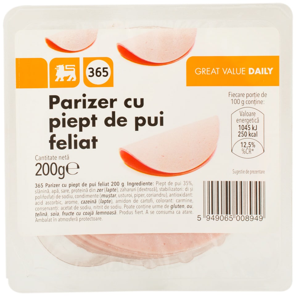 365 | Parizer de pui 200g | Mega-image