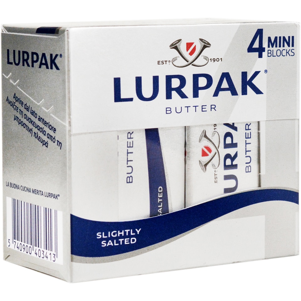 Lurpak | Unt mini blocks 4x50g | Mega-image