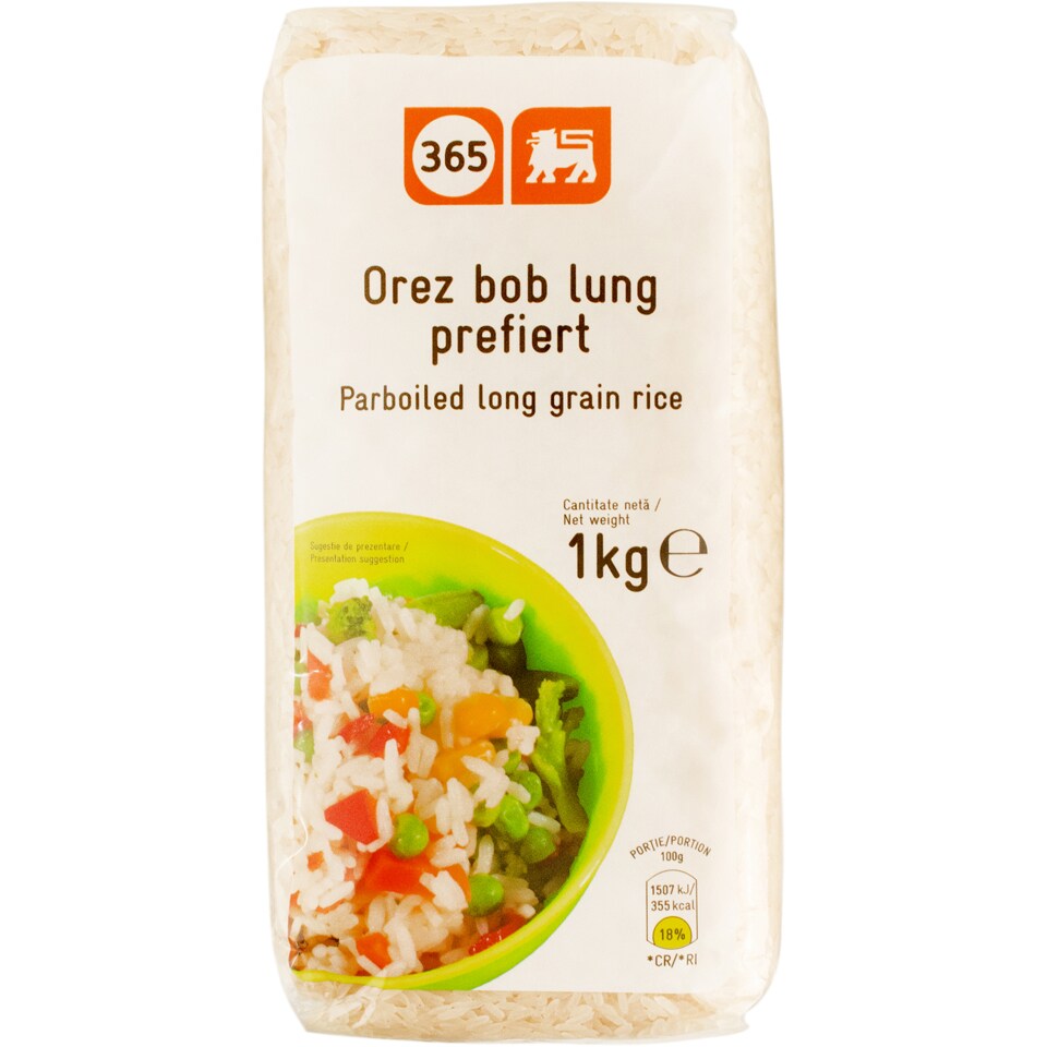 365 | Orez cu bob lung prefiert 1kg | Mega-image