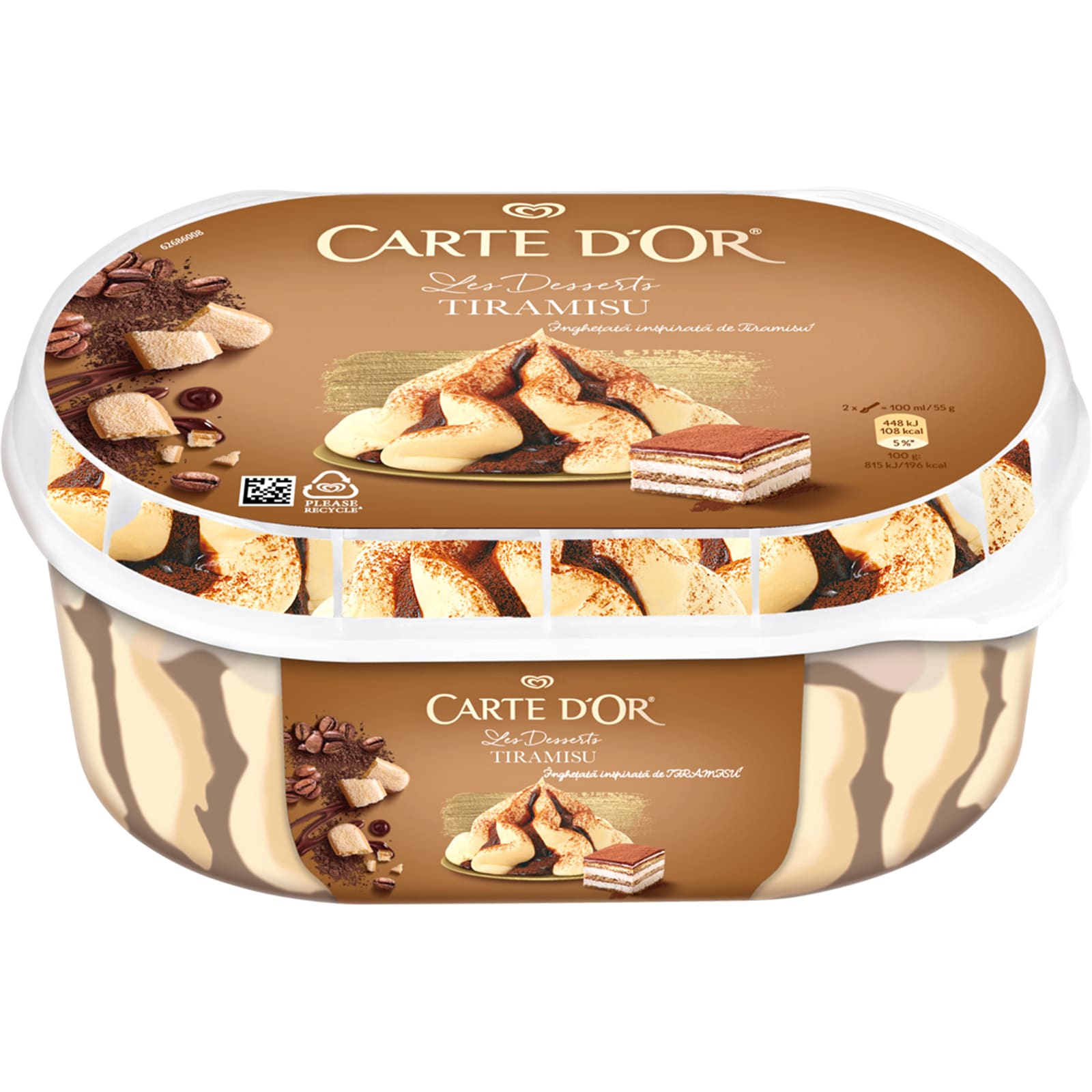 Carte D'Or | Inghetata Tiramisu 452g | Mega-image