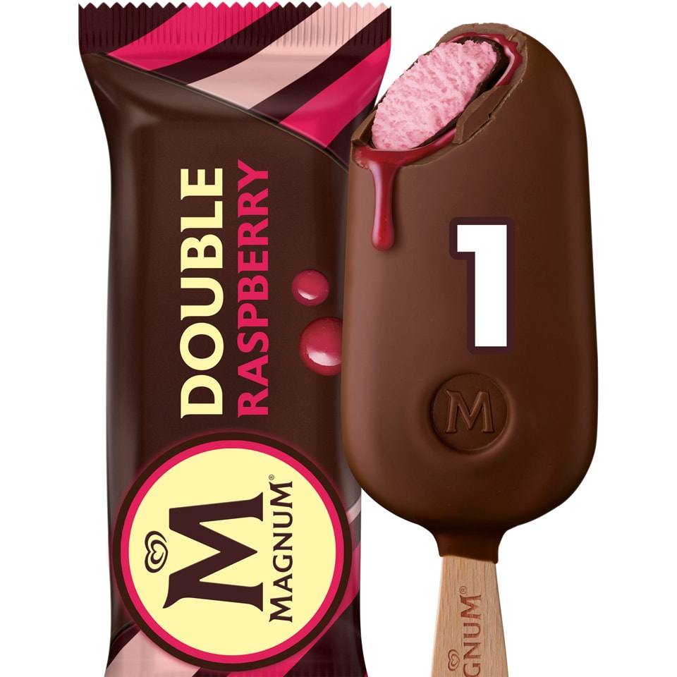 Magnum | Inghetata Double Raspberry 71g | Mega-image
