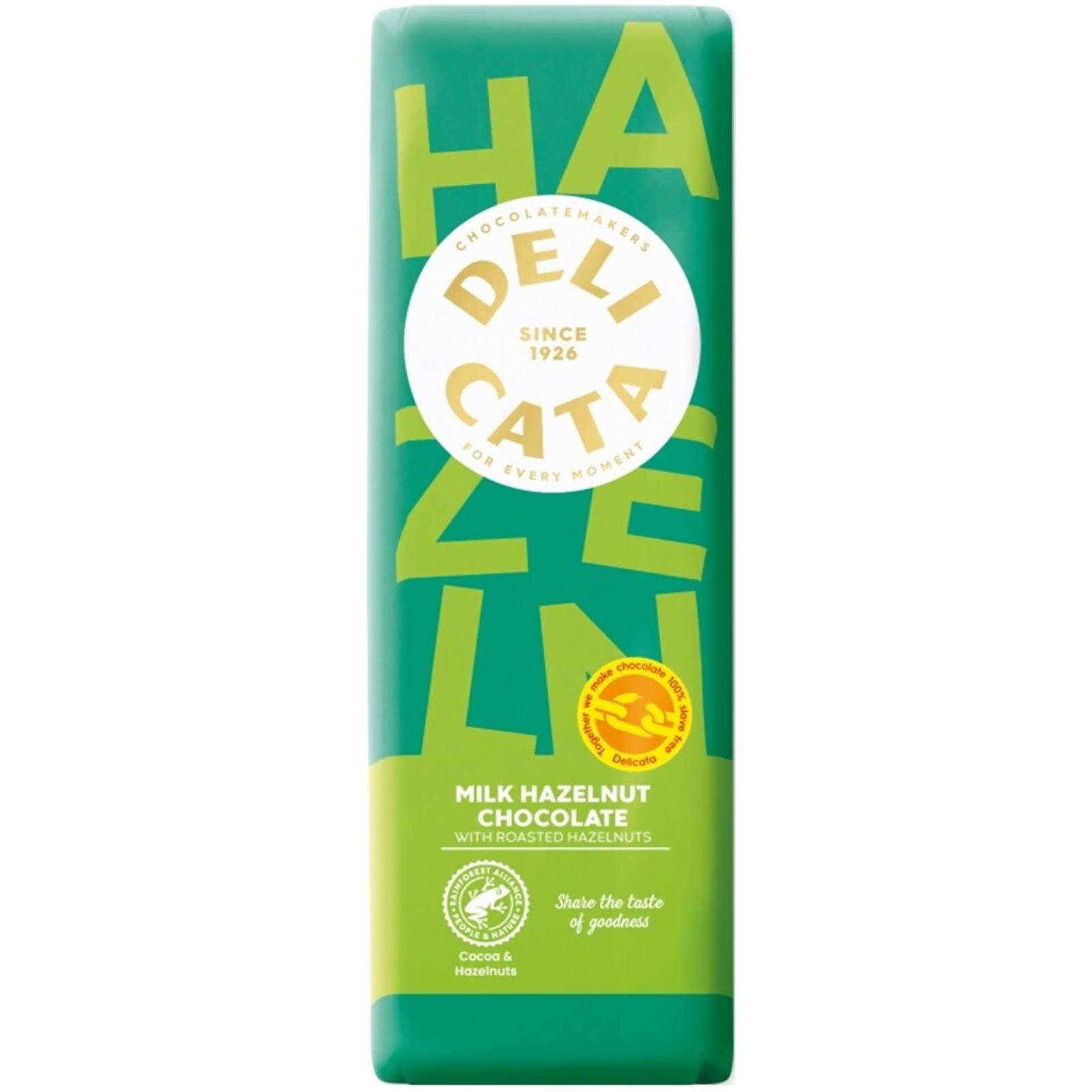 Delicata | Ciocolata cu lapte si alune 100g | Mega-image