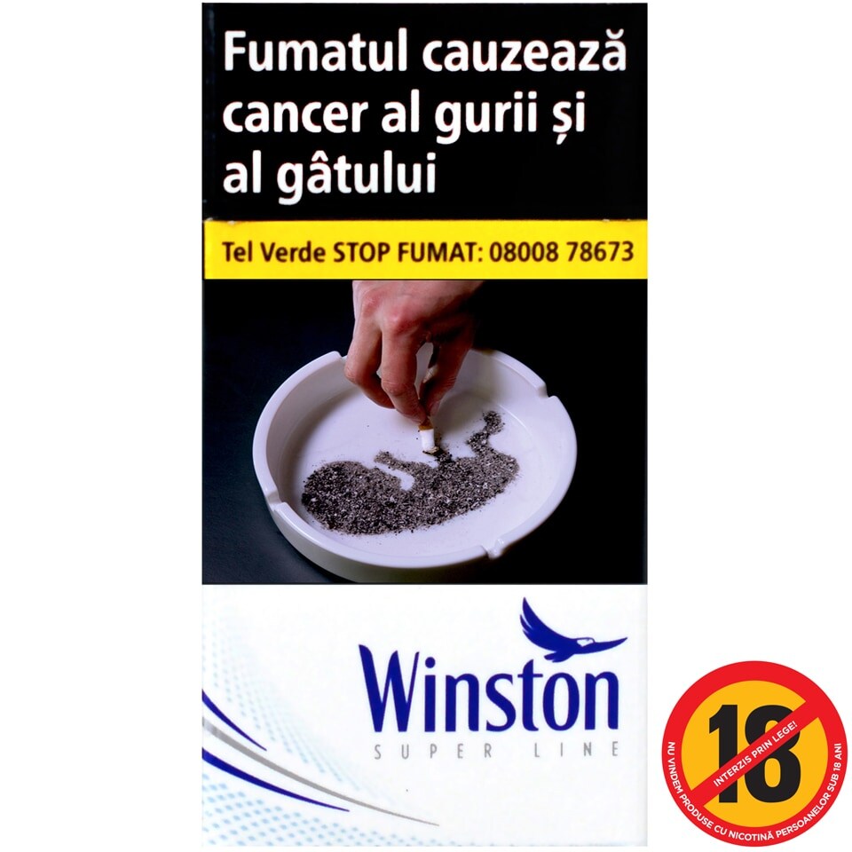 Winston | Blue | Tigari Super Line Blue | Mega-image