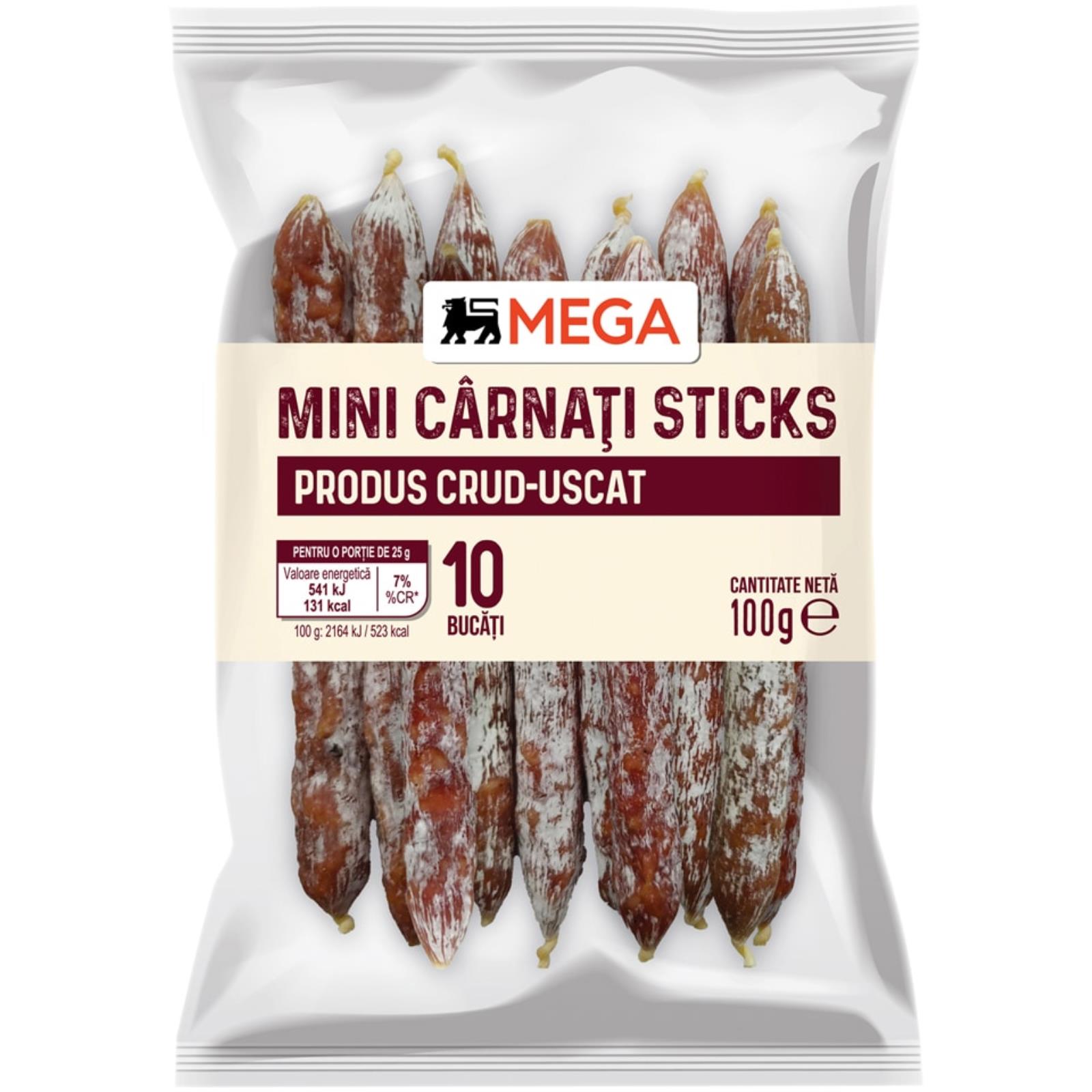 MEGA | Carnati mini sticks 100g | Mega-image