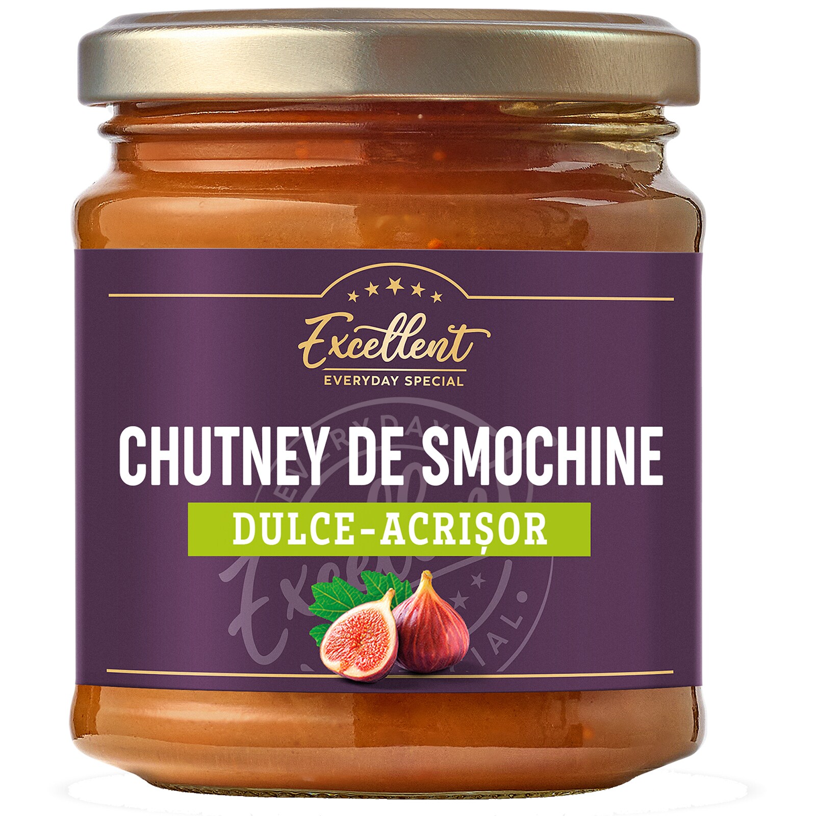 Excellent | Chutney de smochine dulce-acrisor 220g | Mega-image