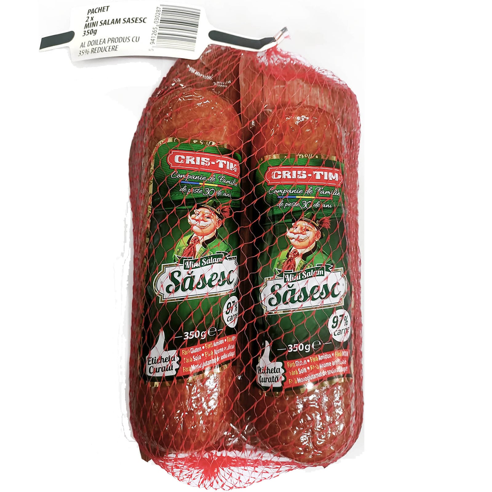 Cris-Tim | Mini Salam Sasesc 2x350g | Mega-image
