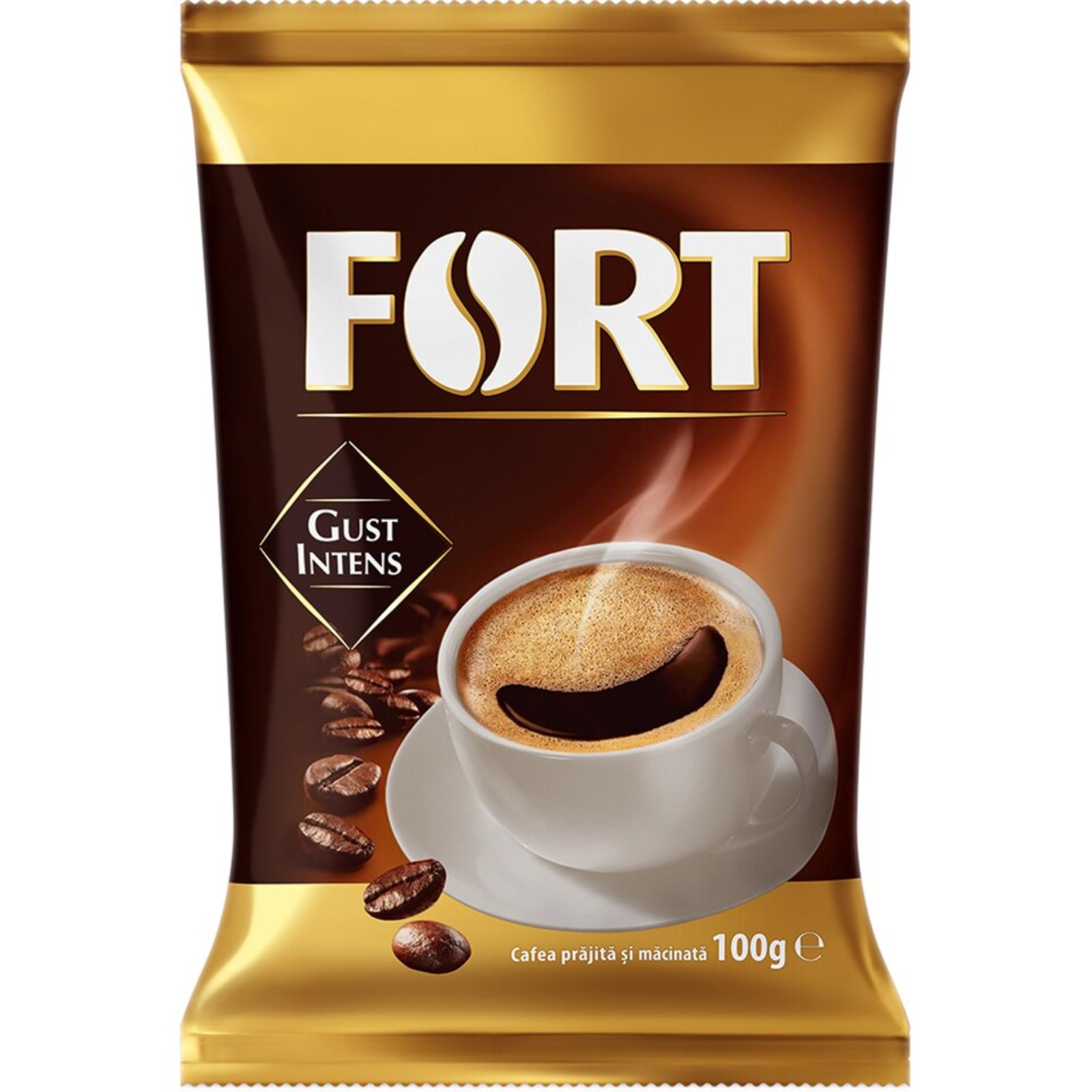 Fort | Cafea prajita si macinata 100g | Mega-image