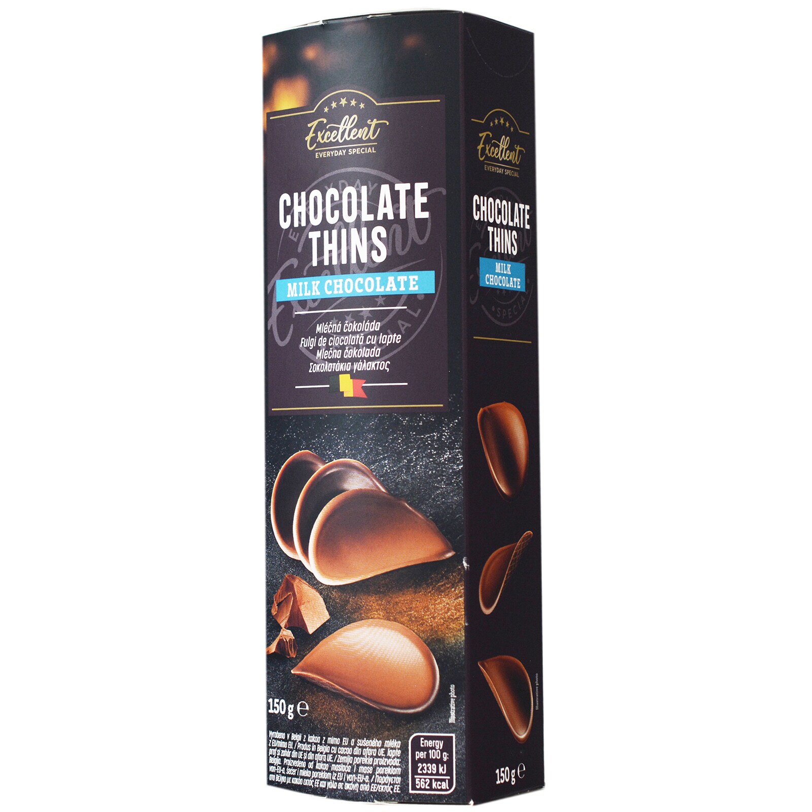 Excellent | Fulgi de ciocolata cu lapte 150g | Mega-image