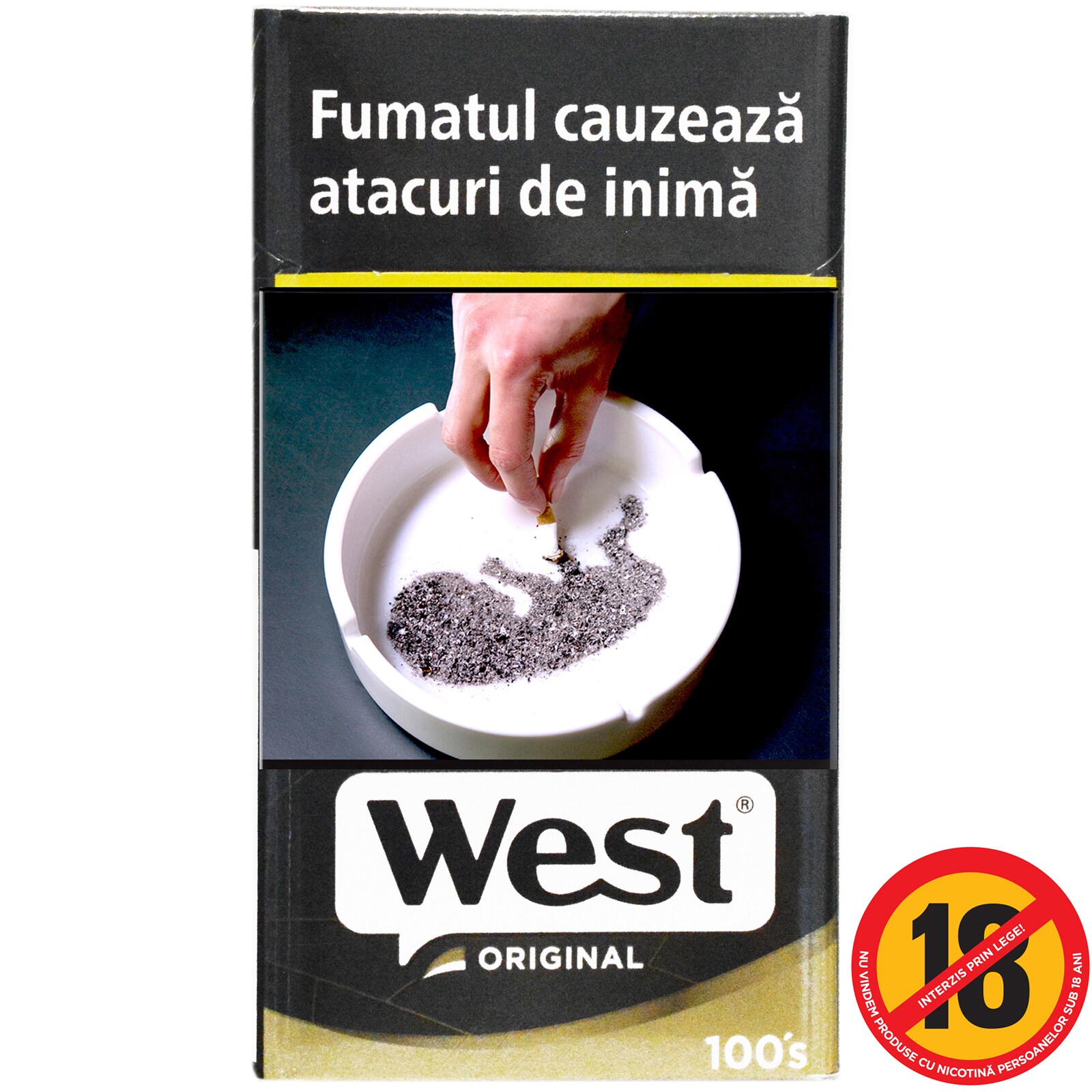 West | Tigari Black 100's | Mega-image