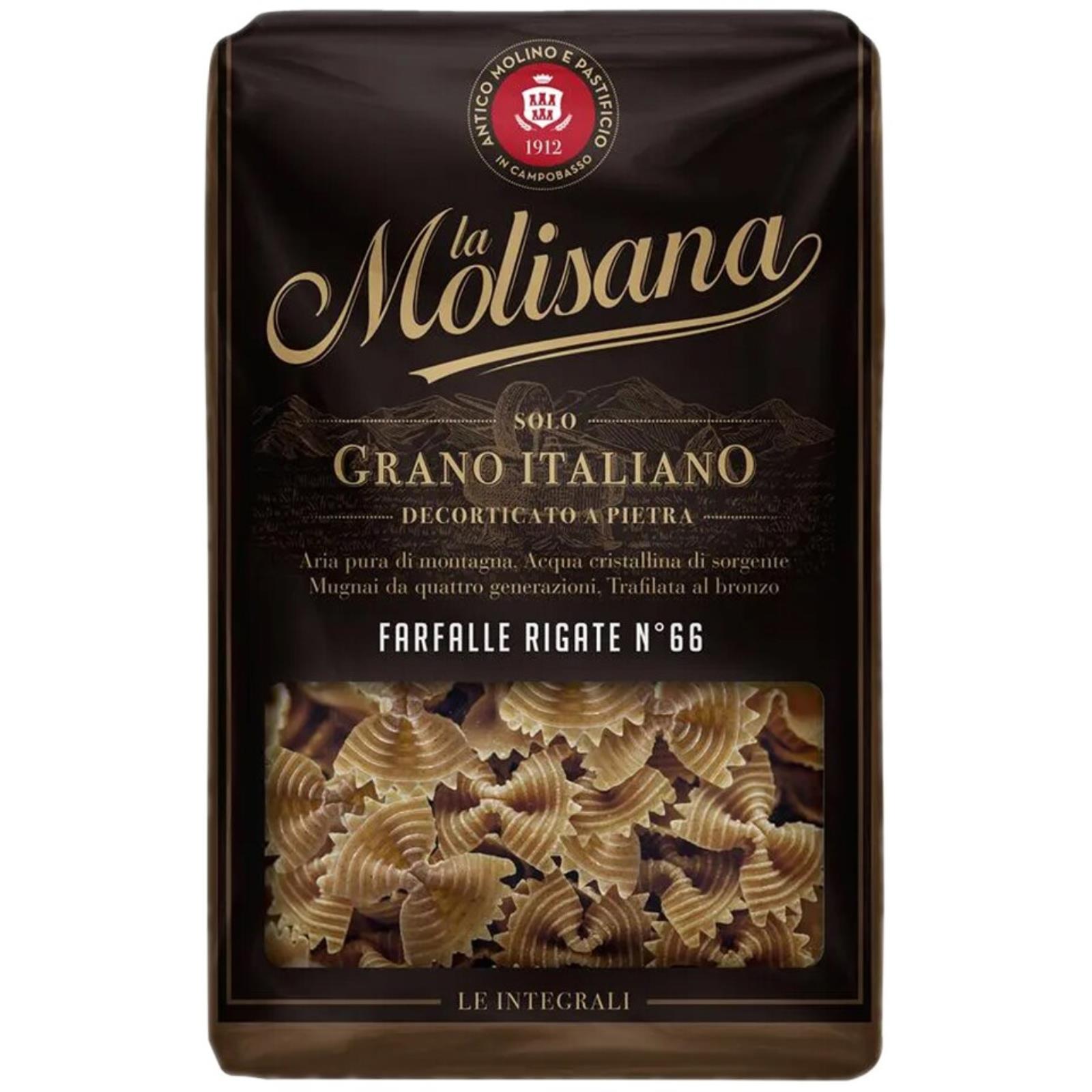La Molisana | Paste integrale Farfalle Rigate 500g | Mega-image