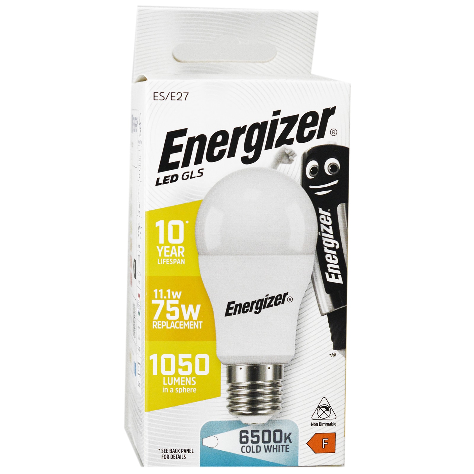 Energizer | Bec LED GLS E27 11.1W (75W) 1050 lumeni 6500K alb rece ...