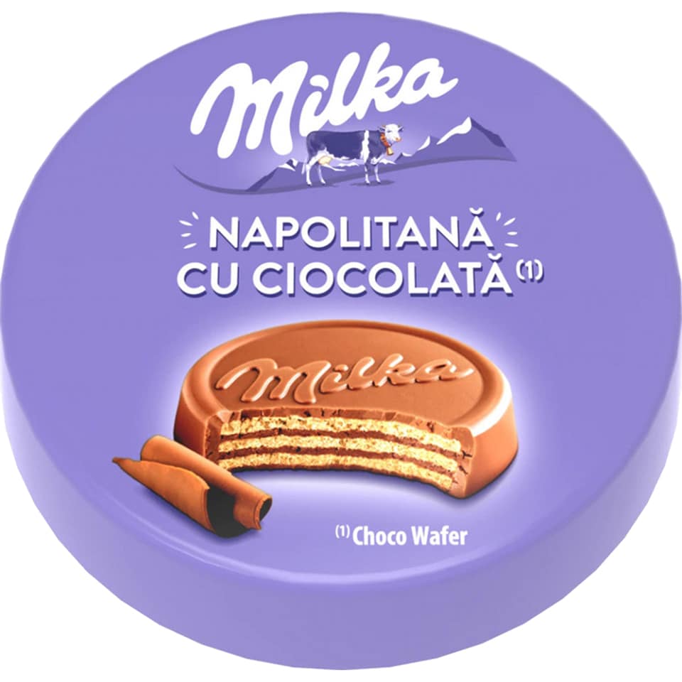 Milka | Choco Wafer | Napolitana cu ciocolata Choco Wafer 30g | Mega-image