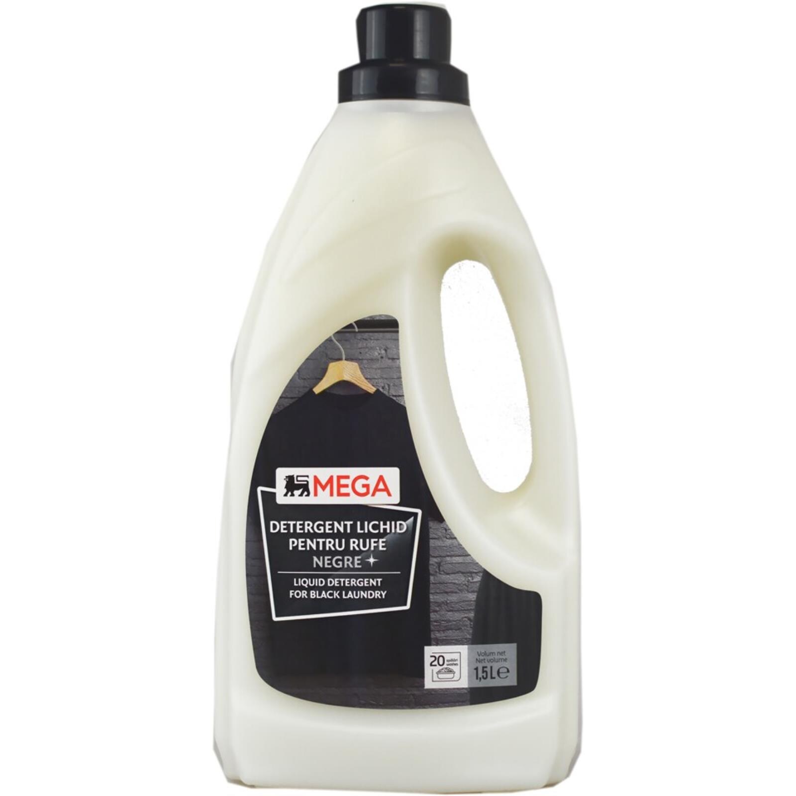 MEGA | Detergent lichid pentru rufe negre, 20 spalari 1.5L | Mega-image