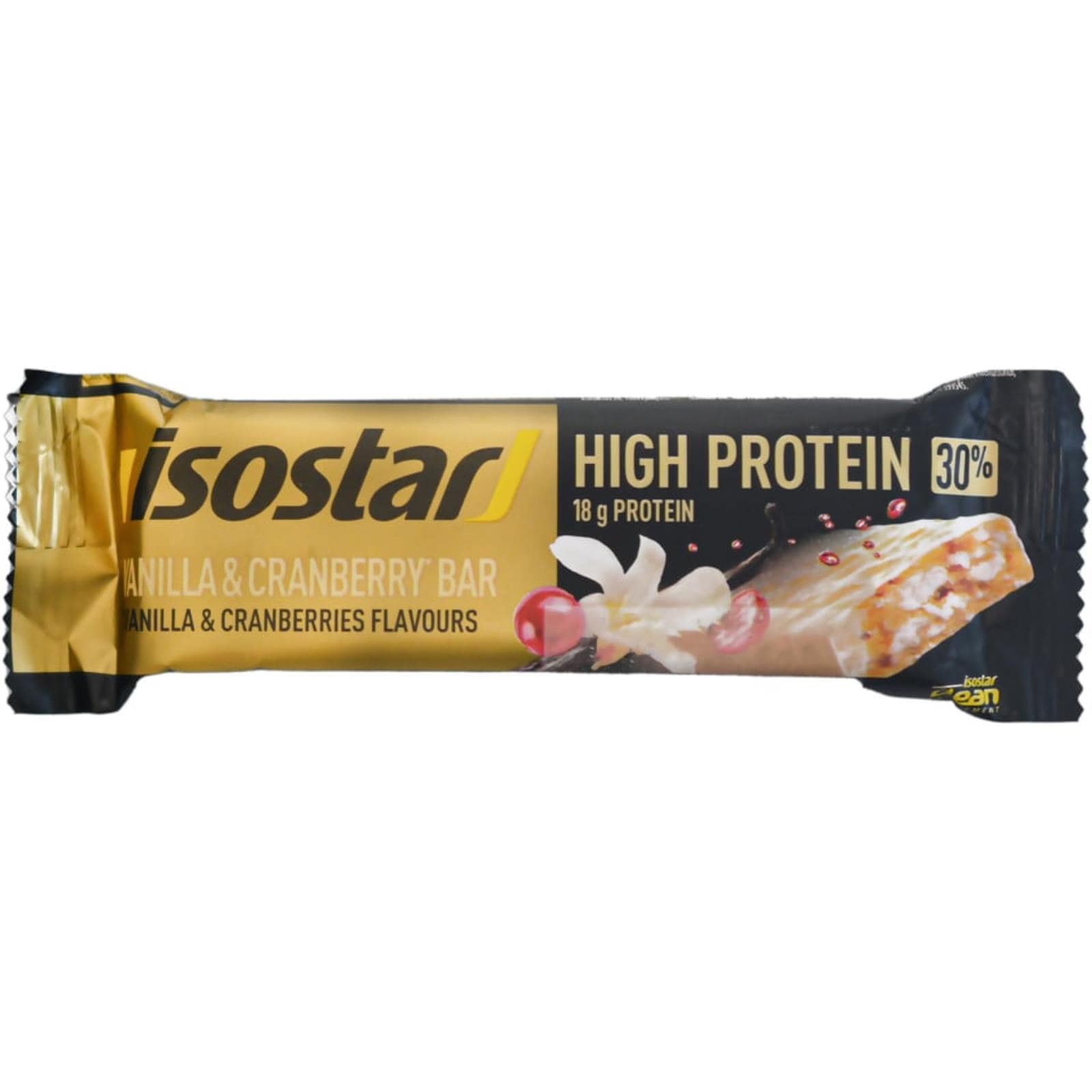 Isostar | Baton proteic cu vanilie si merisoare 55g | Mega-image