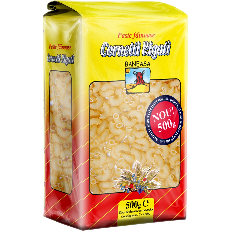 Baneasa | Paste Cornetti Rigati 500g | Mega-image