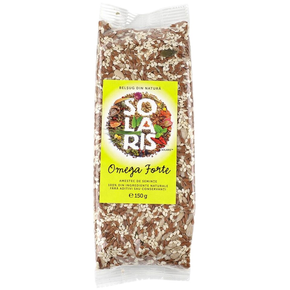 Solaris | Omega Forte Amestec de seminte 150g | Mega-image