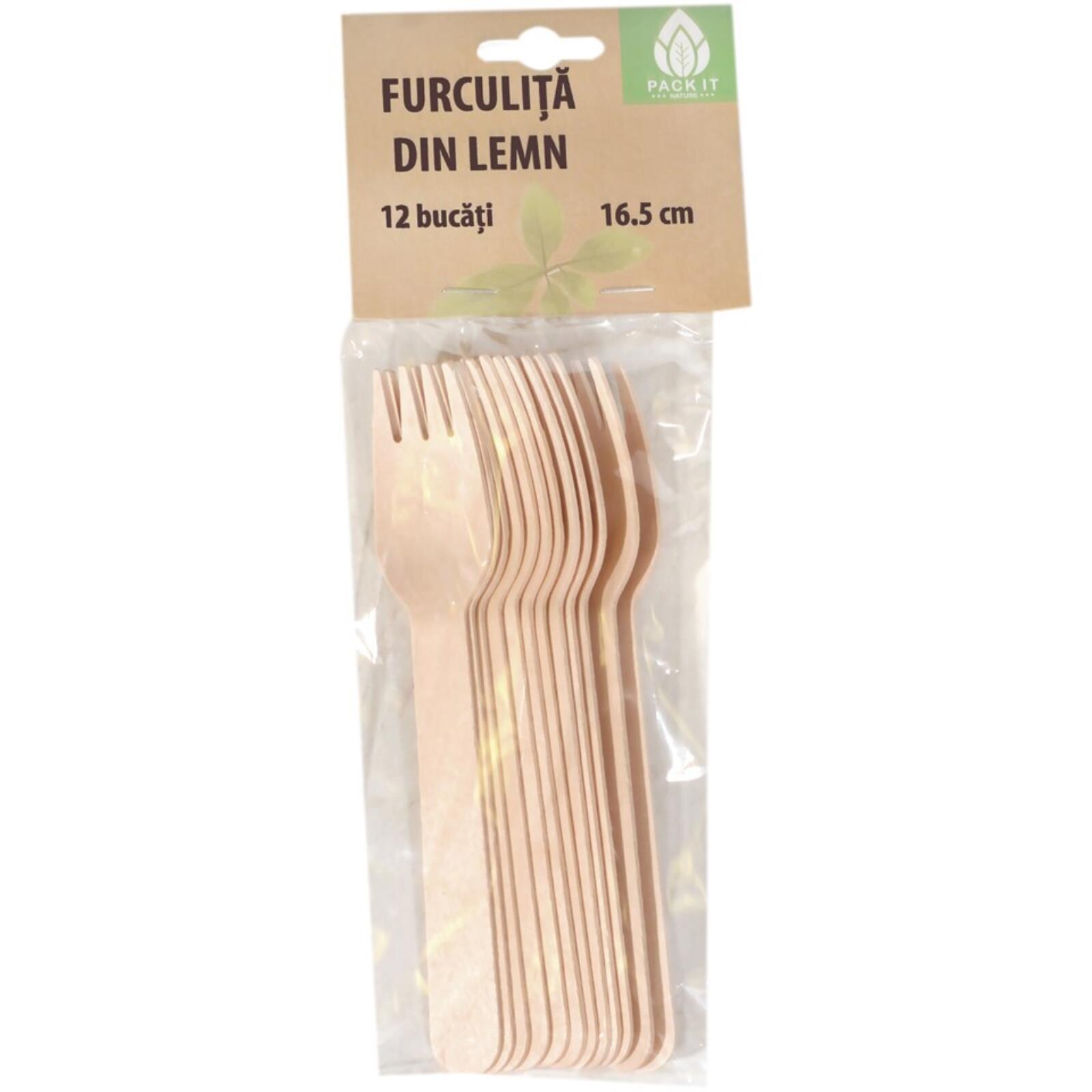 Pack It Nature | Furculite din lemn 12 bucati | Mega-image